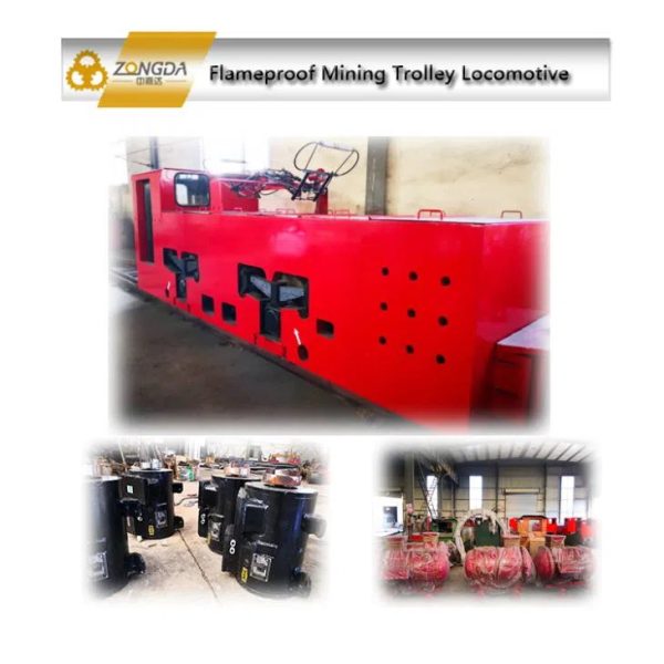 Flameproof Mining Trolley Locomotive - ZONGDA